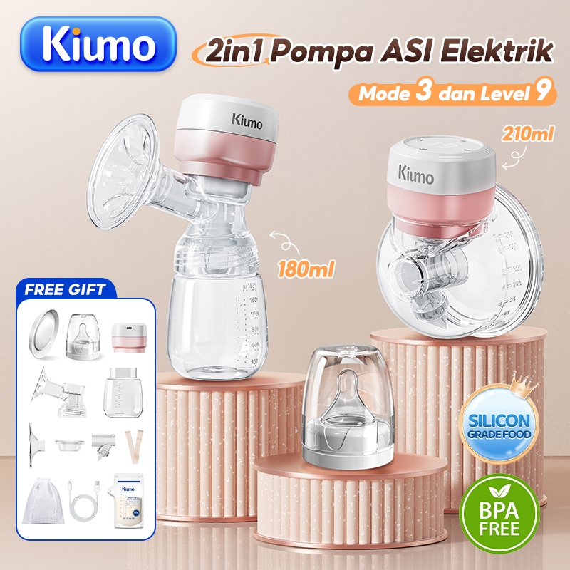 Jual Kiumo handsfree breastpump pomping asi electric manual pompa asi ...