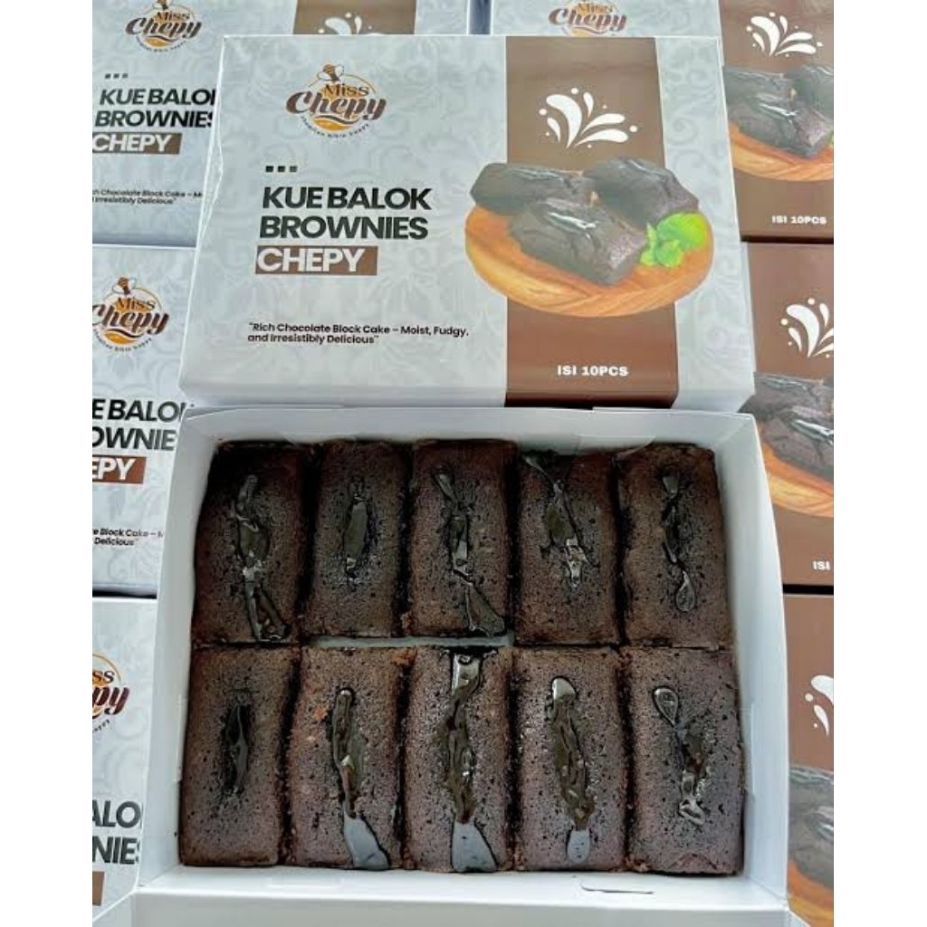 Jual Chepy Kue Balok Brownies Isi 10 | Shopee Indonesia