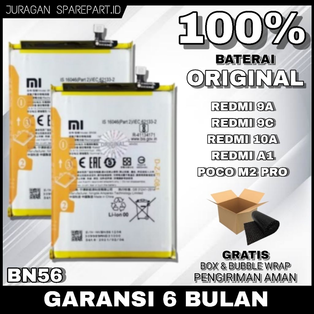 Jual BATERAI BATRAI BATTERY BATU BATRE XIAOMI REDMI 9A / 9C / 10A / A1 ...