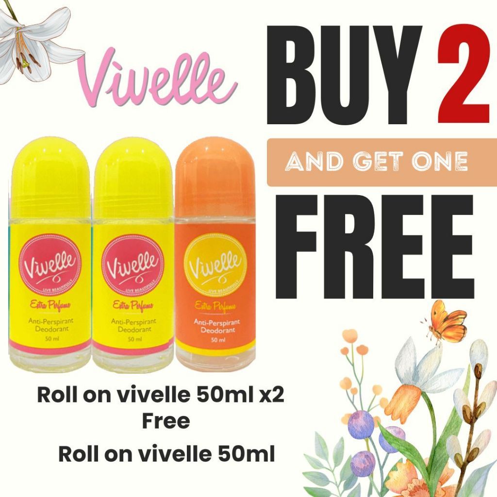 Jual [ B2G1 Vivelle ROLL ON ] KHUSUS B2G1 | Black Rock Roll On 50ml ...
