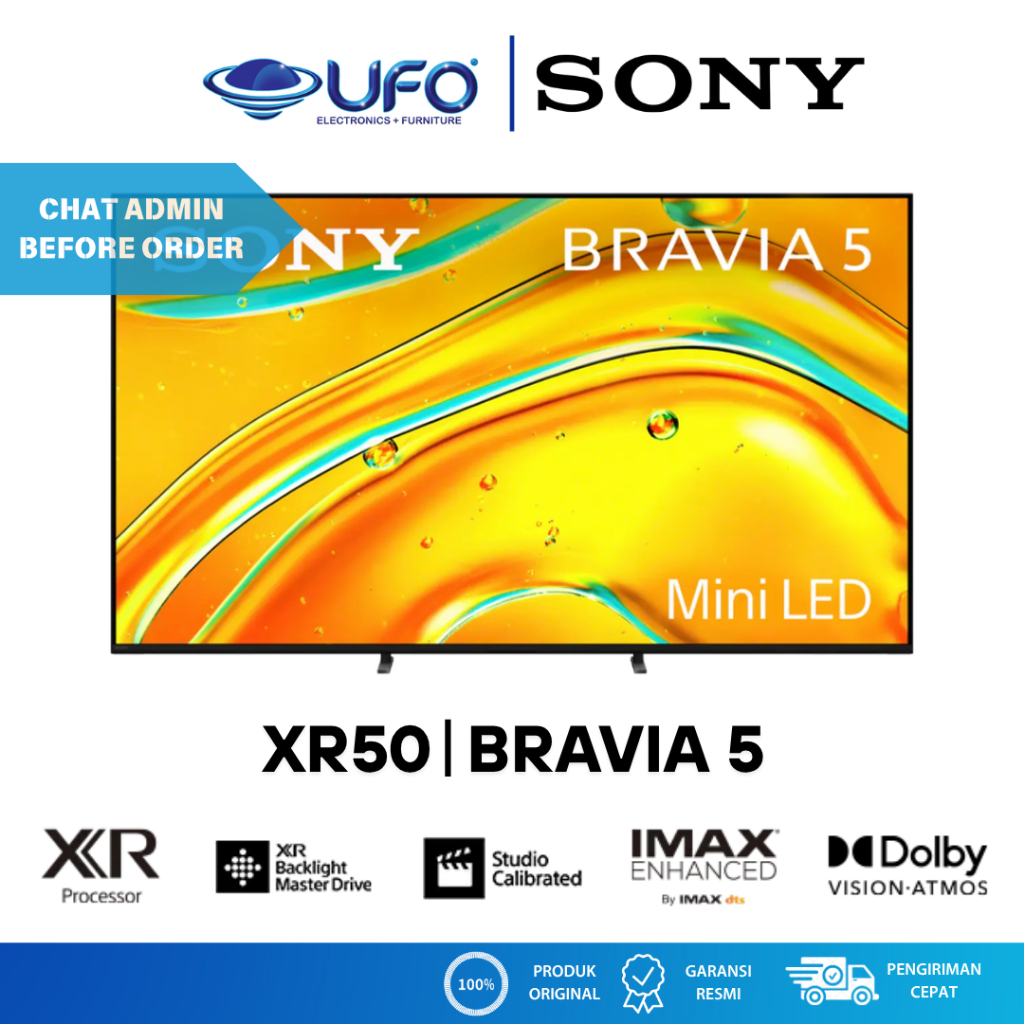 Jual SONY 65 INCH SMART GOOGLE TV MINI LED 4K HDR K65XR50 | Shopee ...