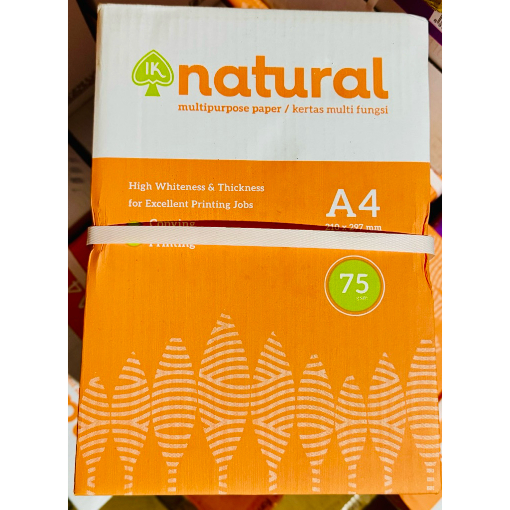 Jual kertas HVS A4 NATURAL (1 DUS/5 RIM) | Shopee Indonesia