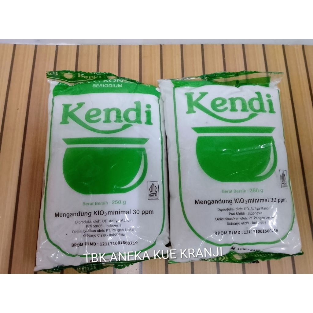 Jual GARAM KENDI HIJAU 250GRAM / GARAM KENDI / GARAM BERYODIUM / GARAM ...