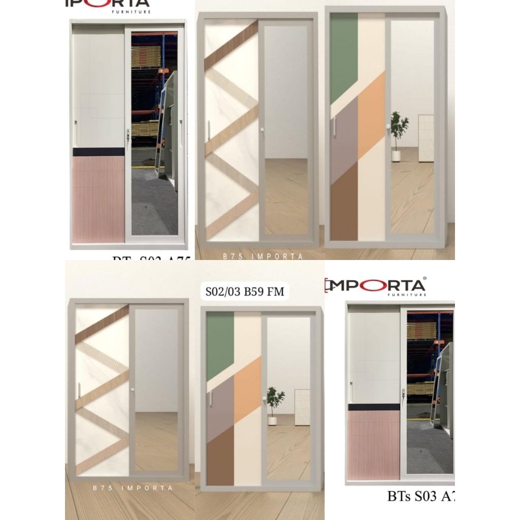 Jual Importa Lemari besi sleding standart | Shopee Indonesia