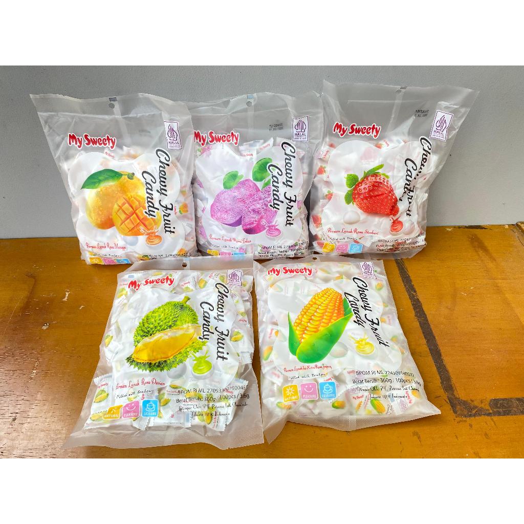 Jual Permen Aneka Rasa / My Sweety Isi 100 Pcs / Permen Rasa Buah ...