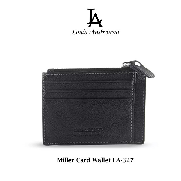 Jual Louis Andreano - LA-327 - Dompet Kartu Kulit Sapi dengan resleting ...