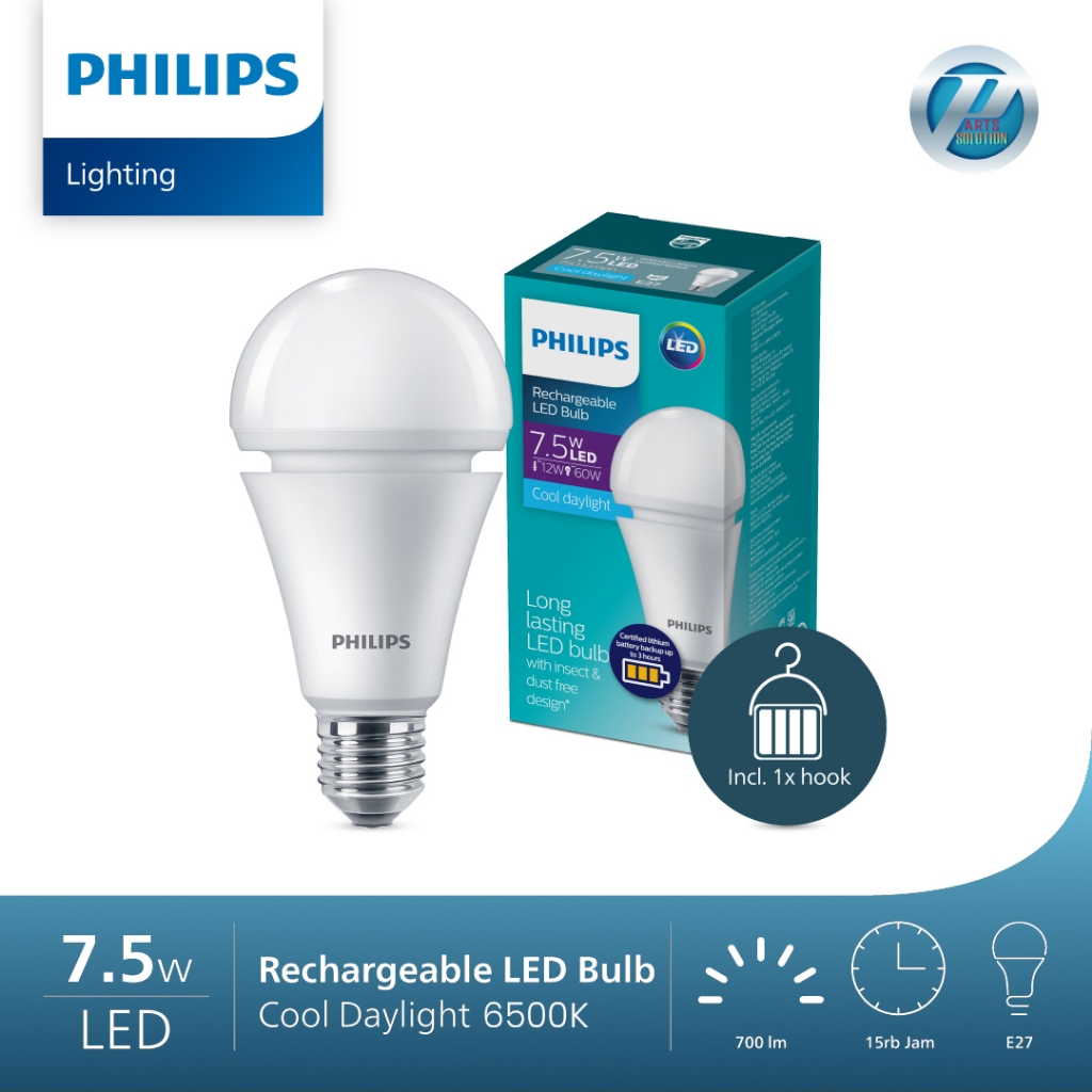 Jual Lampu Bohlam PHILIPS Darurat Emergency 7.5 Watt 7,5 Watt LED ...