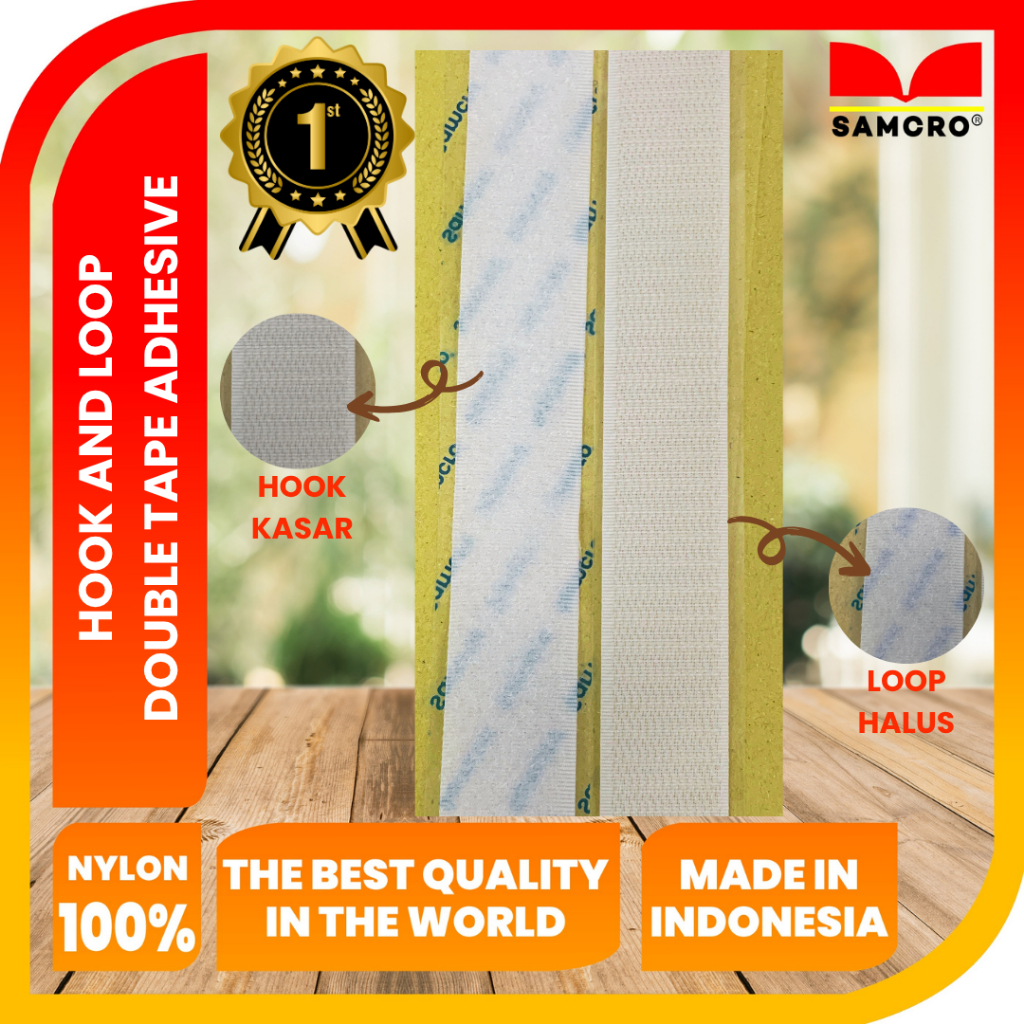 Jual Hook and Loop-Magic Tape-Perekat-Prepetan-Kretekan-Samcro-Adhesive ...