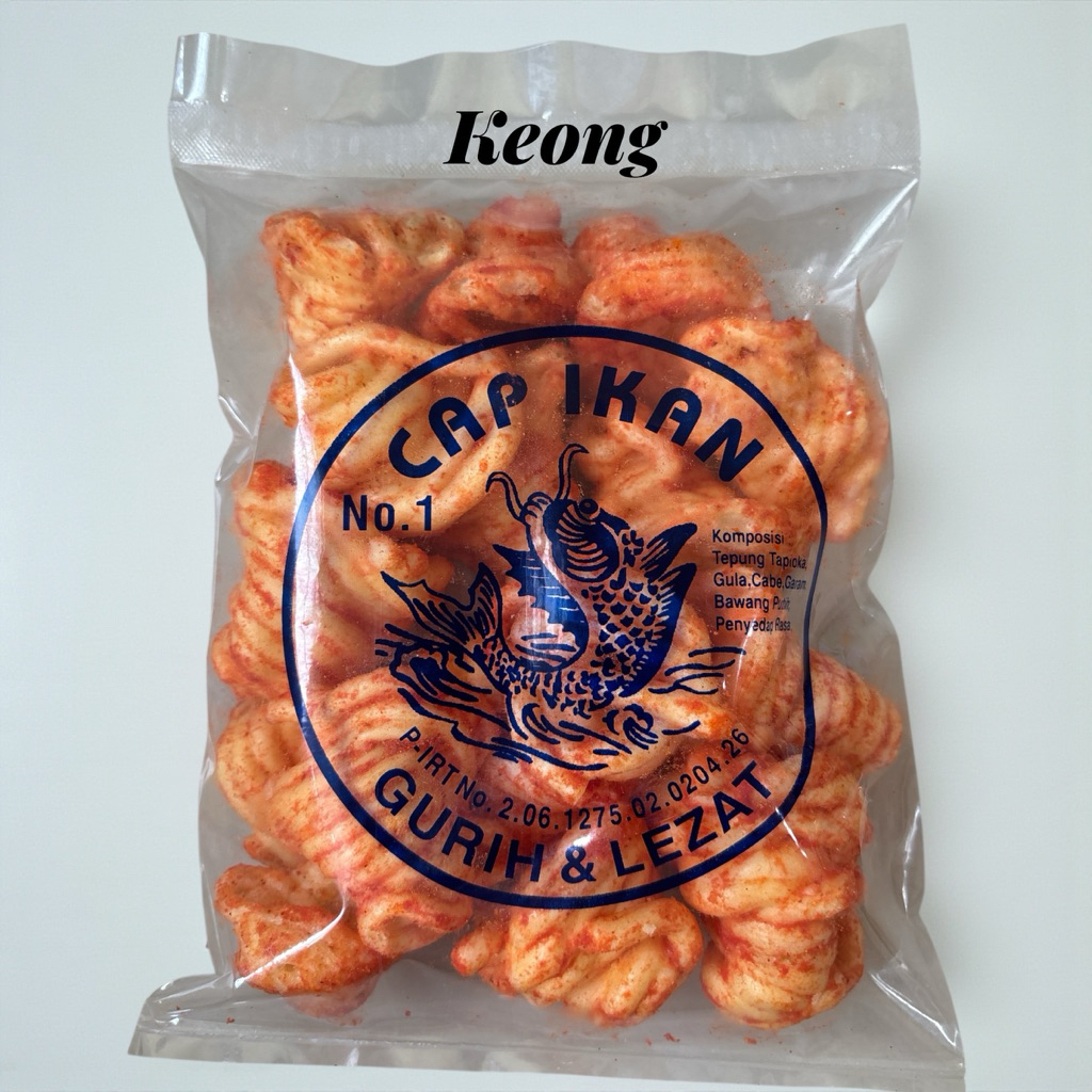 Jual Snack CAP IKAN / Kerupuk Keong Balado / Kerupuk CAP IKAN | Shopee ...