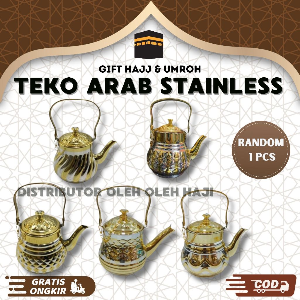 Jual TEKO IBRIK 1PCS TEKO STAINLESS PREMIUM TEKO ARABIAN BAHAN STAINLES ...