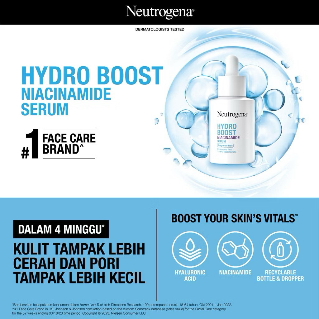 Jual NEUTROGENA HYDRO BOOST NIACINAMIDE SERUM 30ML | Shopee Indonesia