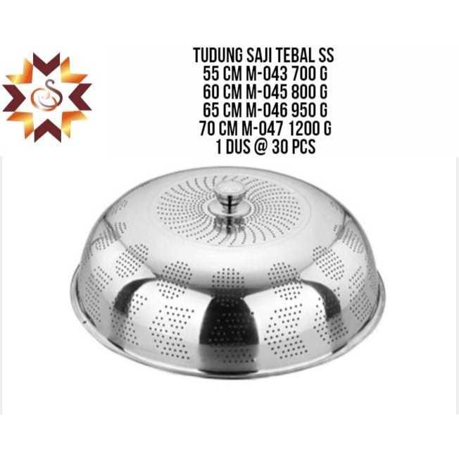 Jual Tudung Saji Stainless | Tudung Saji Tebal Jumbo Tutup Makanan ...