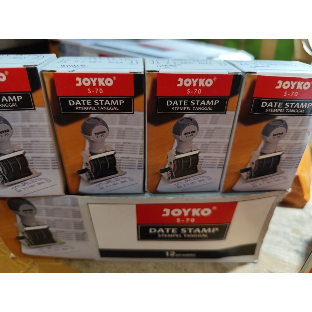 Jual gagang stempel paid dan tanggal joyko S-70/date stamp paid dan ...