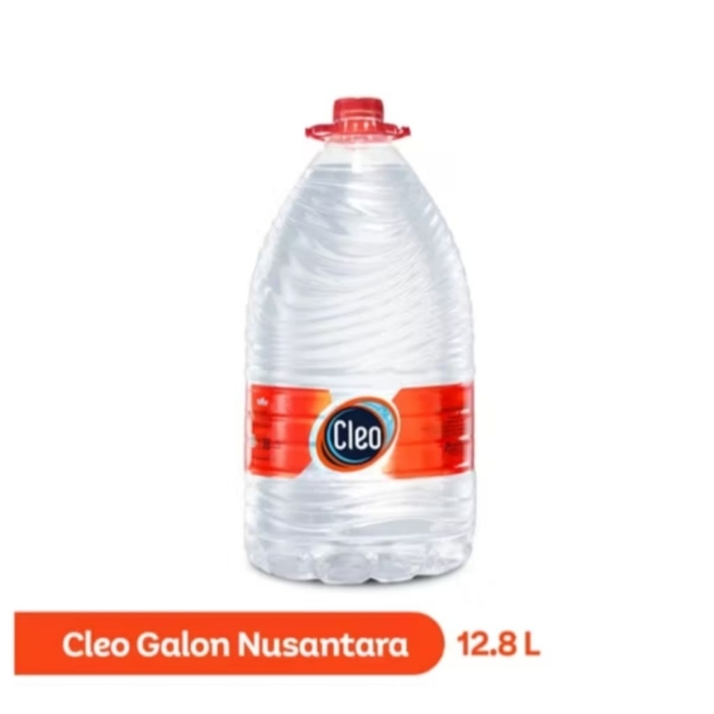 Jual Cleo Purified Drinking Water Galon 12, 8 Liter | Shopee Indonesia