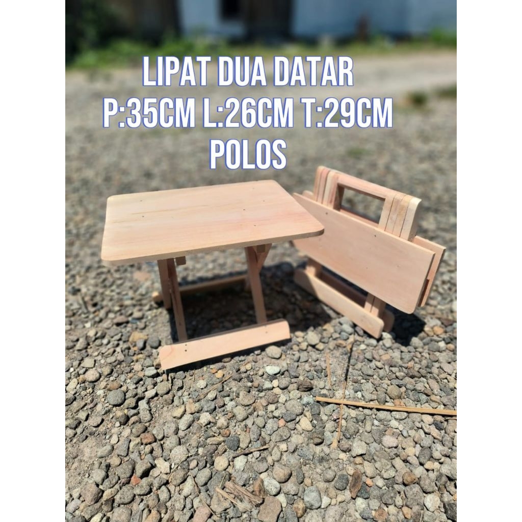 Jual rekhal datar polos meja lipat rekhal ngaji meja belajar | Shopee ...