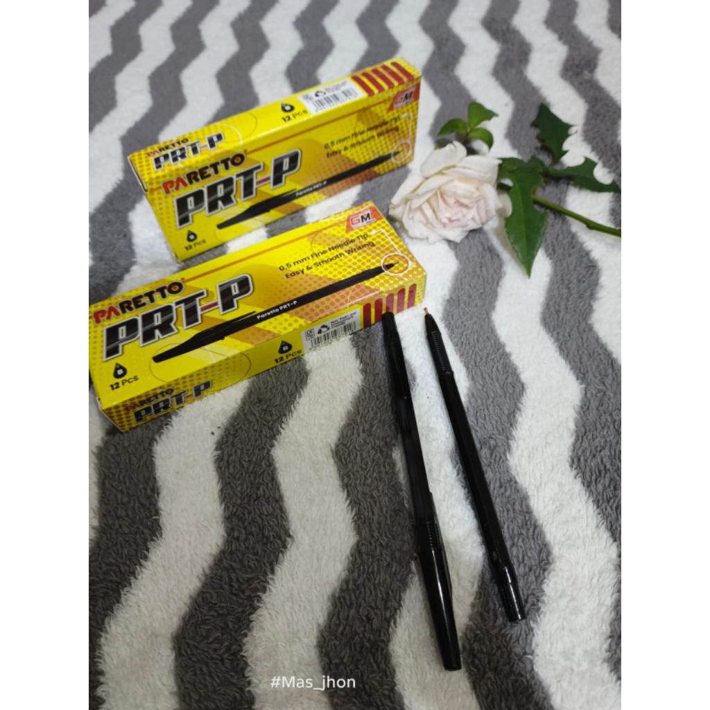 Jual ( 1 pak 12 pch ) STANDART PARETTO BOLPOINT | Shopee Indonesia