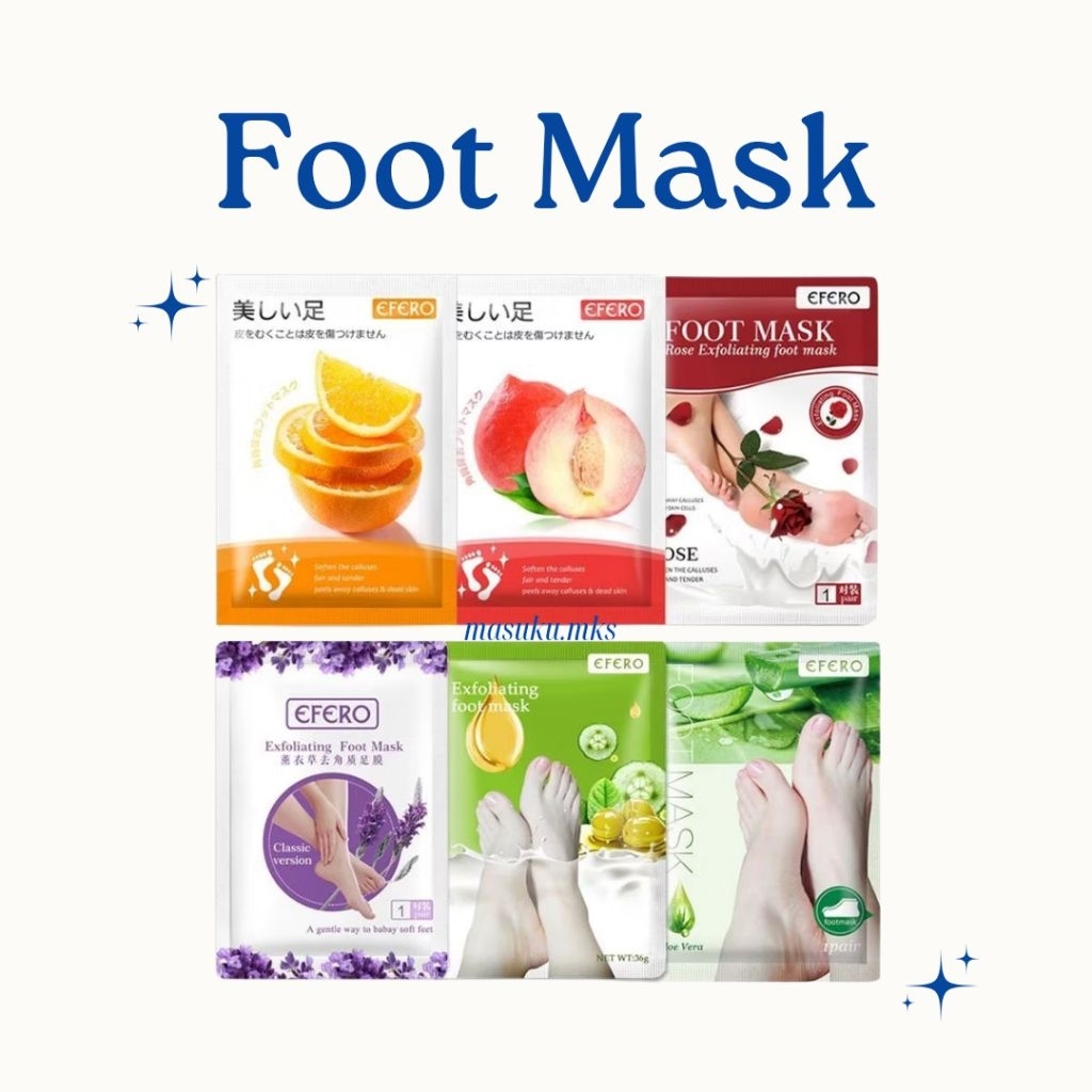 Jual EFERO Foot Mask - Masker Kaki | Shopee Indonesia