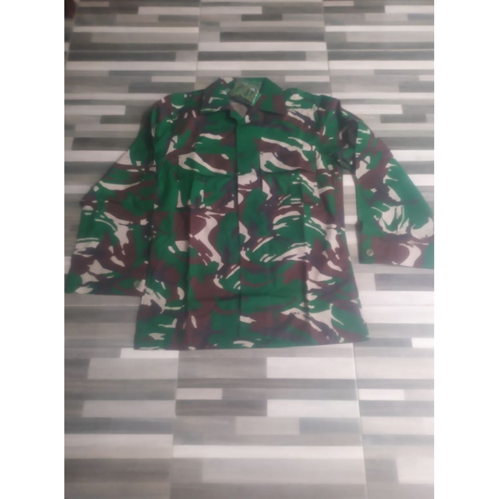 Jual baju Pdl doreng malfinas TNI asli PT gajah& pt Sritex+TNI AU ...