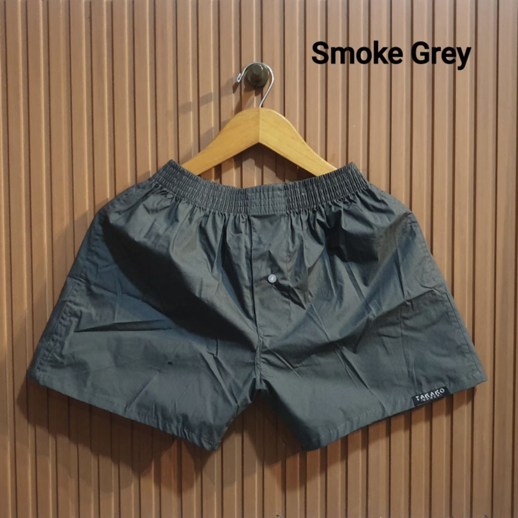 Jual Takako - Boxer Pria Wanita Dewasa Bahan Katun Premium Smoke Grey ...