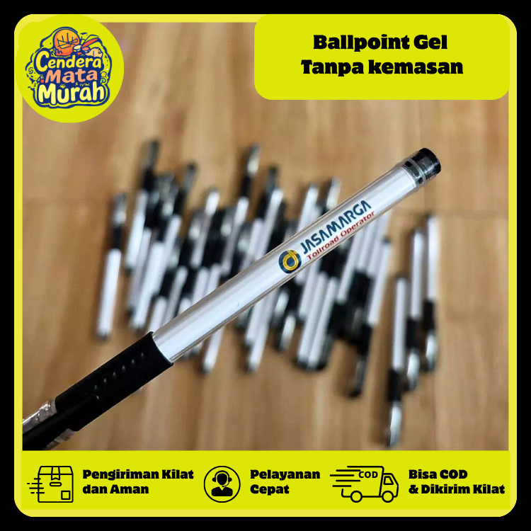 Jual (1 HARI JADI) Ballpoint bolpen pulpen pena Gel Custom Desain ...
