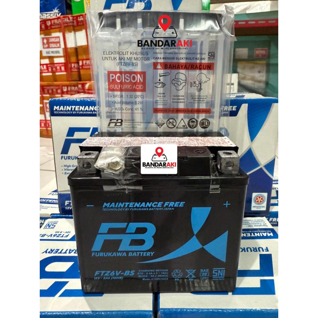 Jual Aki Furukawa Battery FB FTZ6V-BS / GTZ6V Jaminan 100 % Original ...