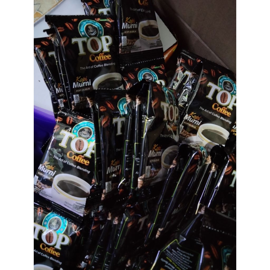 Jual Kopi Top Murni Tanpa Gula 1 renceng isi 10 | Shopee Indonesia
