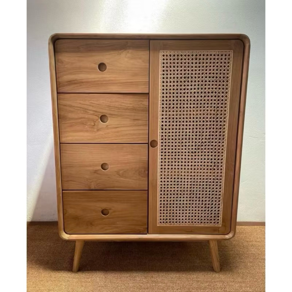 Jual Kabinet Retro Minimalis Kabinet Kayu Jati Kabinet Rottan | Shopee ...