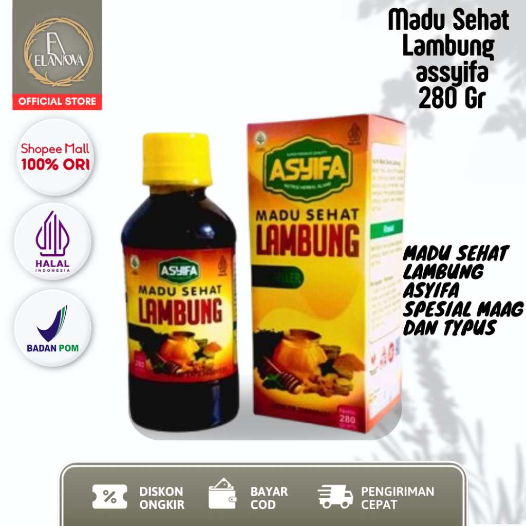 Jual Madu Sehat Lambung Asyifa spesial Maag dan typus | Shopee Indonesia