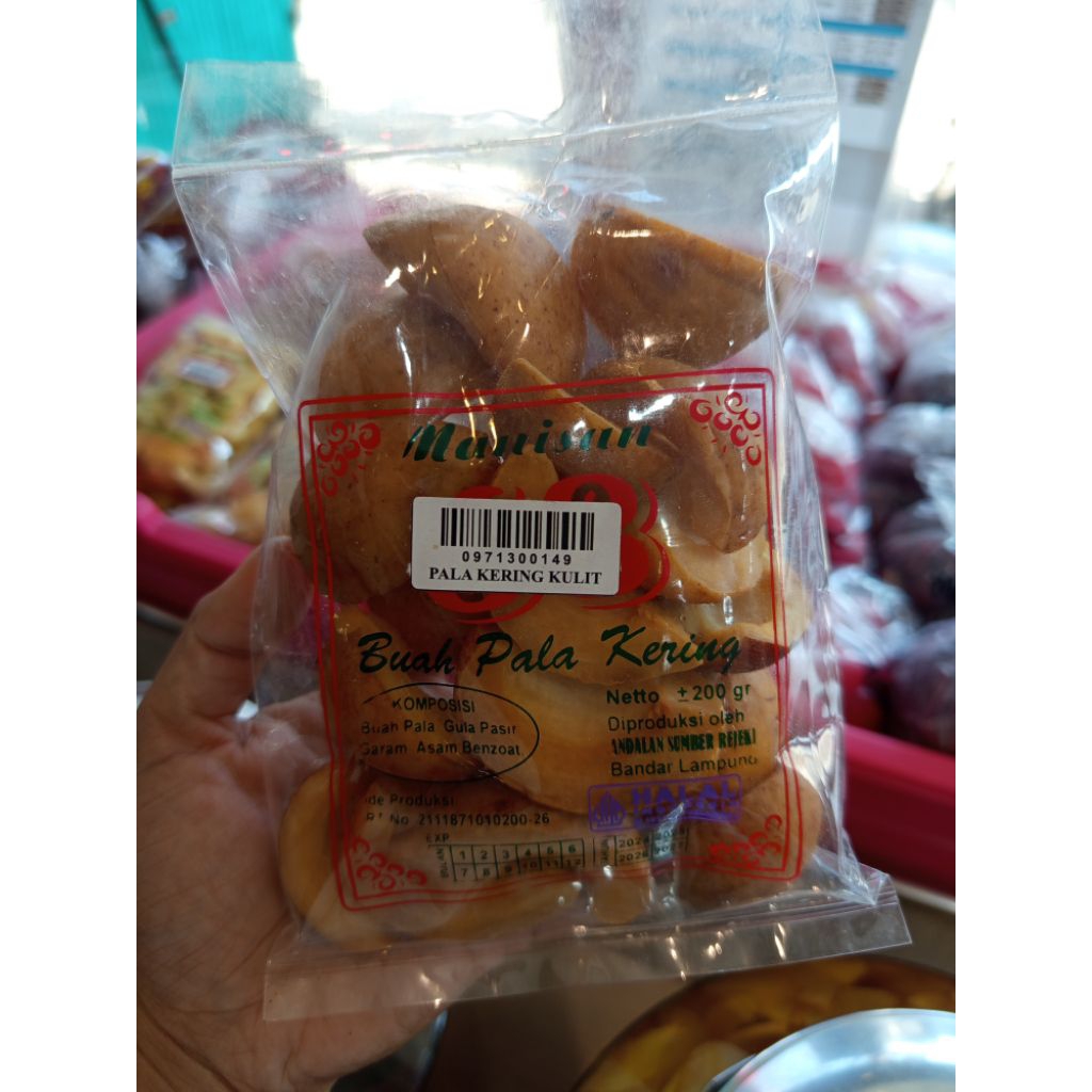 Jual Manisan Buah Pala Kering Kulit 200gr | Shopee Indonesia