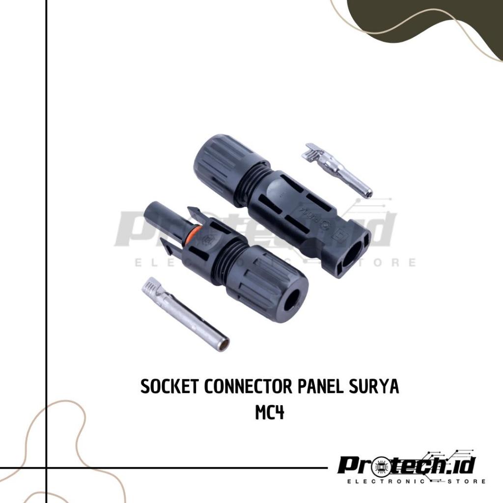 Jual Protech.id MC4 Socket Connector Panel Surya Kabel SolarCell ...