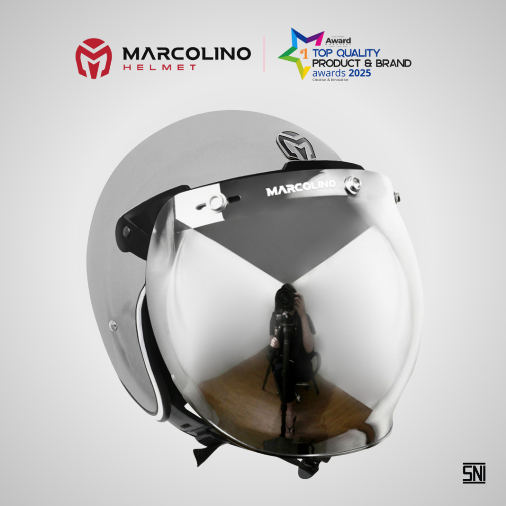 Jual Helm Bogo Retro [ Silver Classic Edition With Visor ] Marcolino ...
