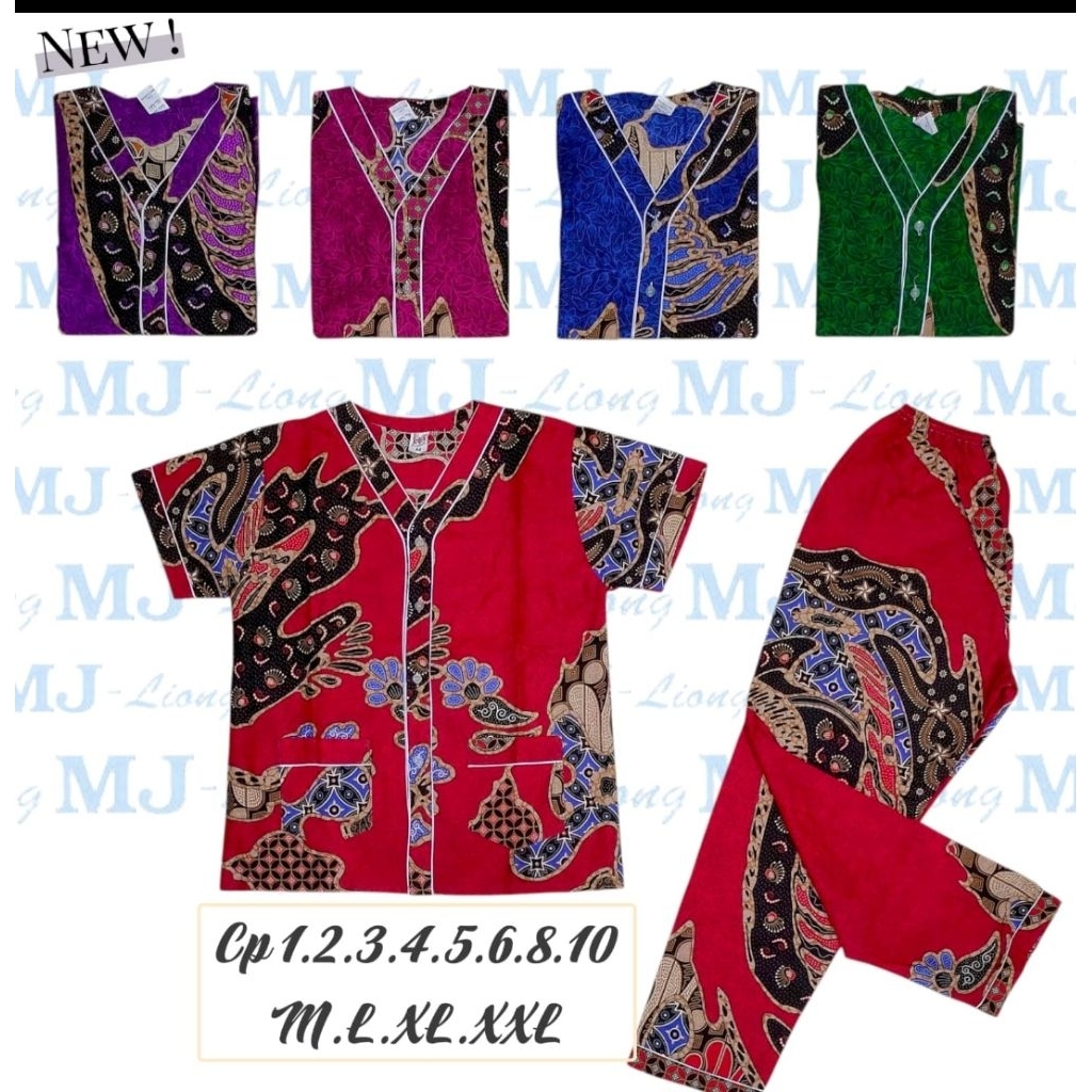 Jual Piyama Batik Bagan Siapi api Couple | Shopee Indonesia