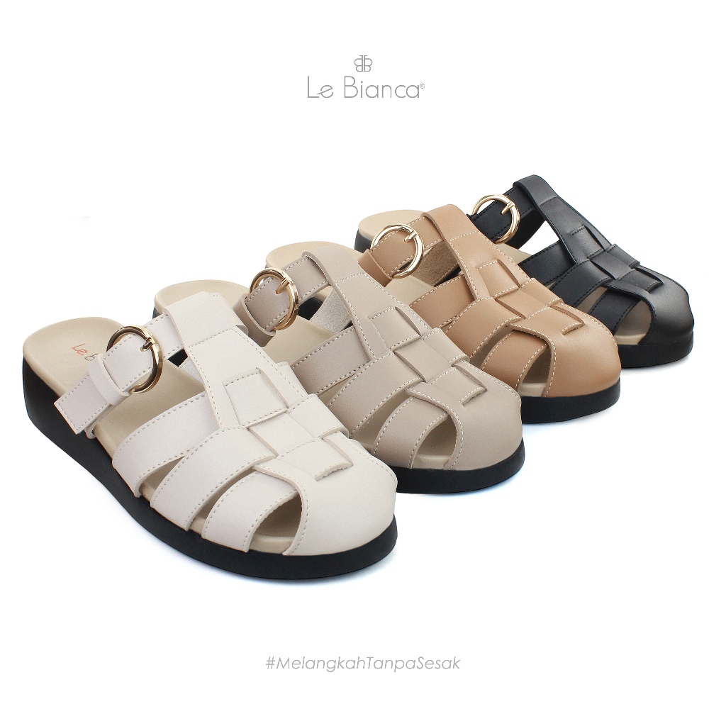 Jual Le Bianca ALY 15-01 Sepatu Sendal Wanita Bustong Mules Gesper ...