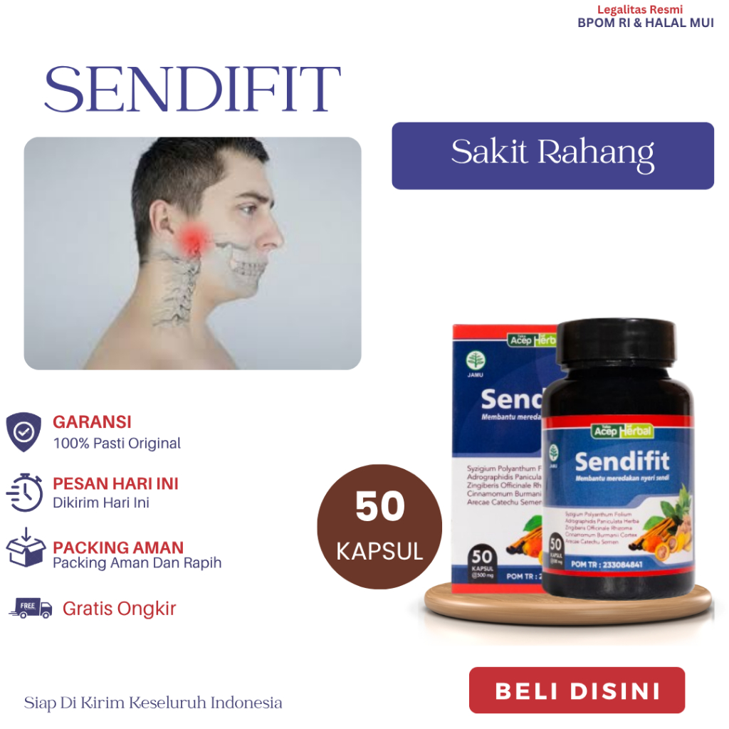 Jual Obat Untuk Sakit Rahang, Bengkak, Kaku, Rahang Tegang, Rahang ...