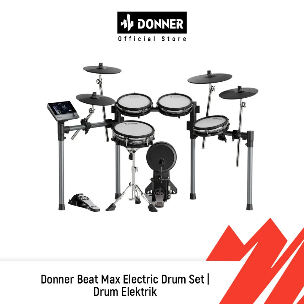 Jual Donner Beat Max Electric Drum Set | Drum Elektrik | Shopee Indonesia
