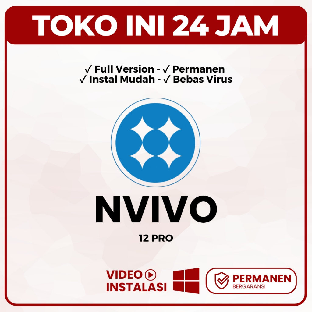 Jual NVIVO 12 Pro Full Version GARANSI for Windows | Versi 12 pro ...