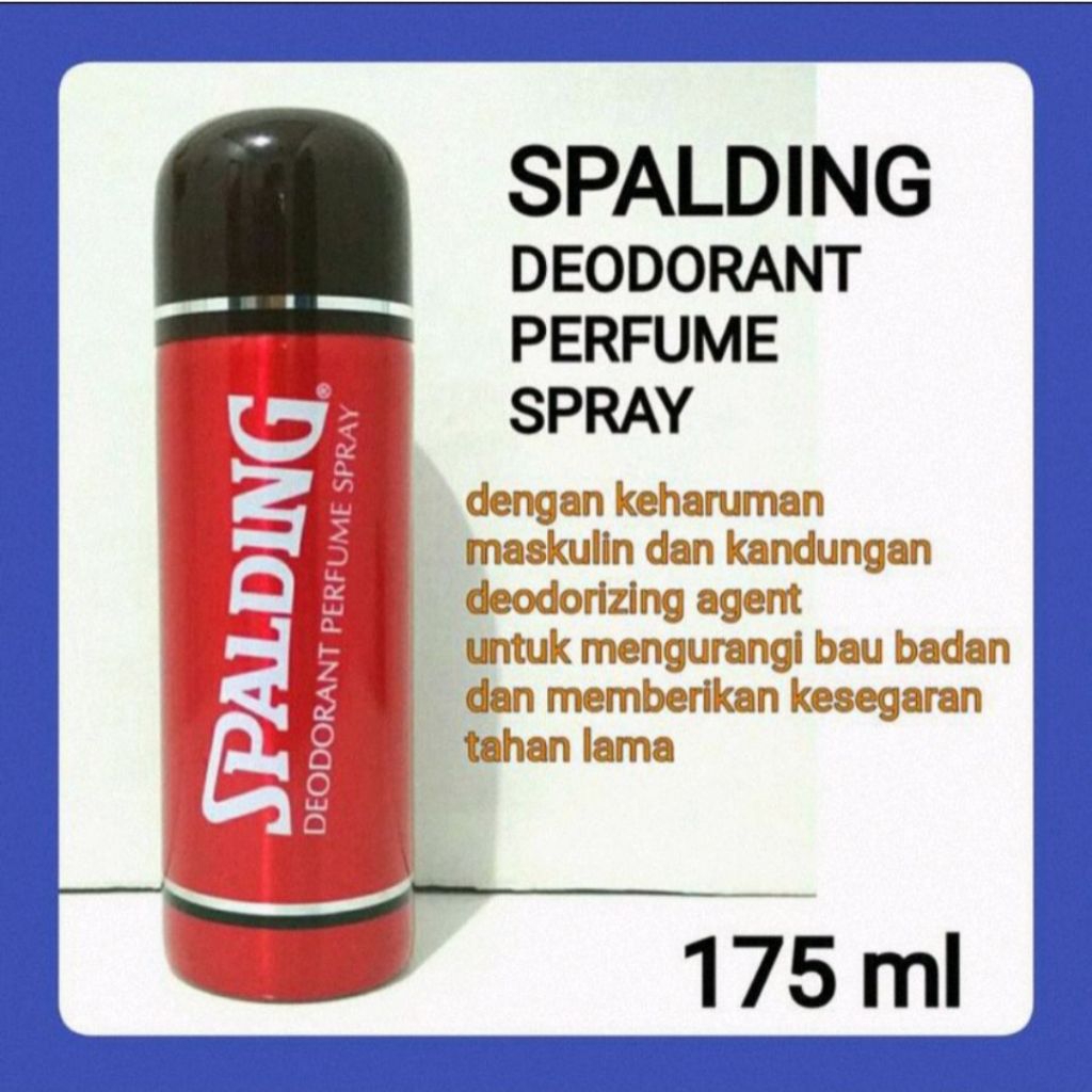 Jual spalding deodorant perfum spray 175ml | Shopee Indonesia
