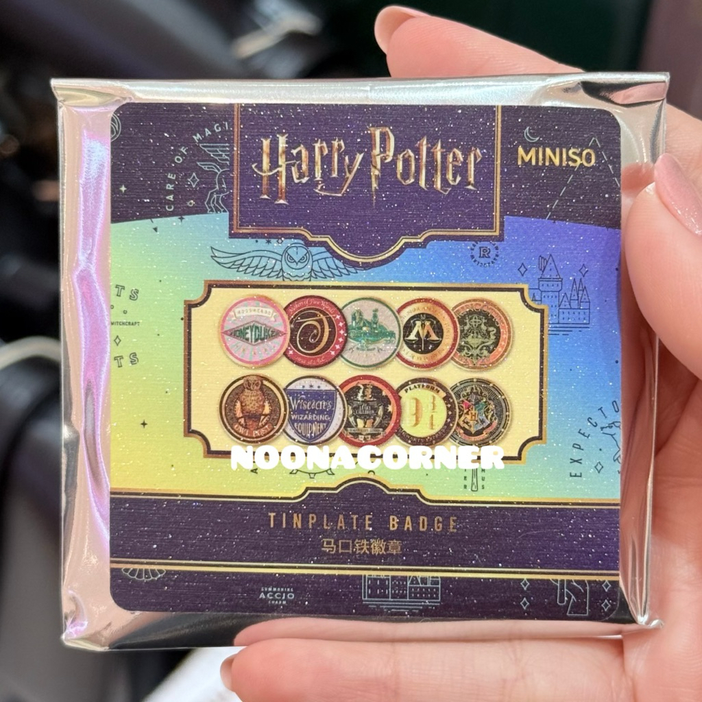 Jual Miniso x Harry Potter‼️ Blind Box Tinplate Badge / Pin Bros Harry ...