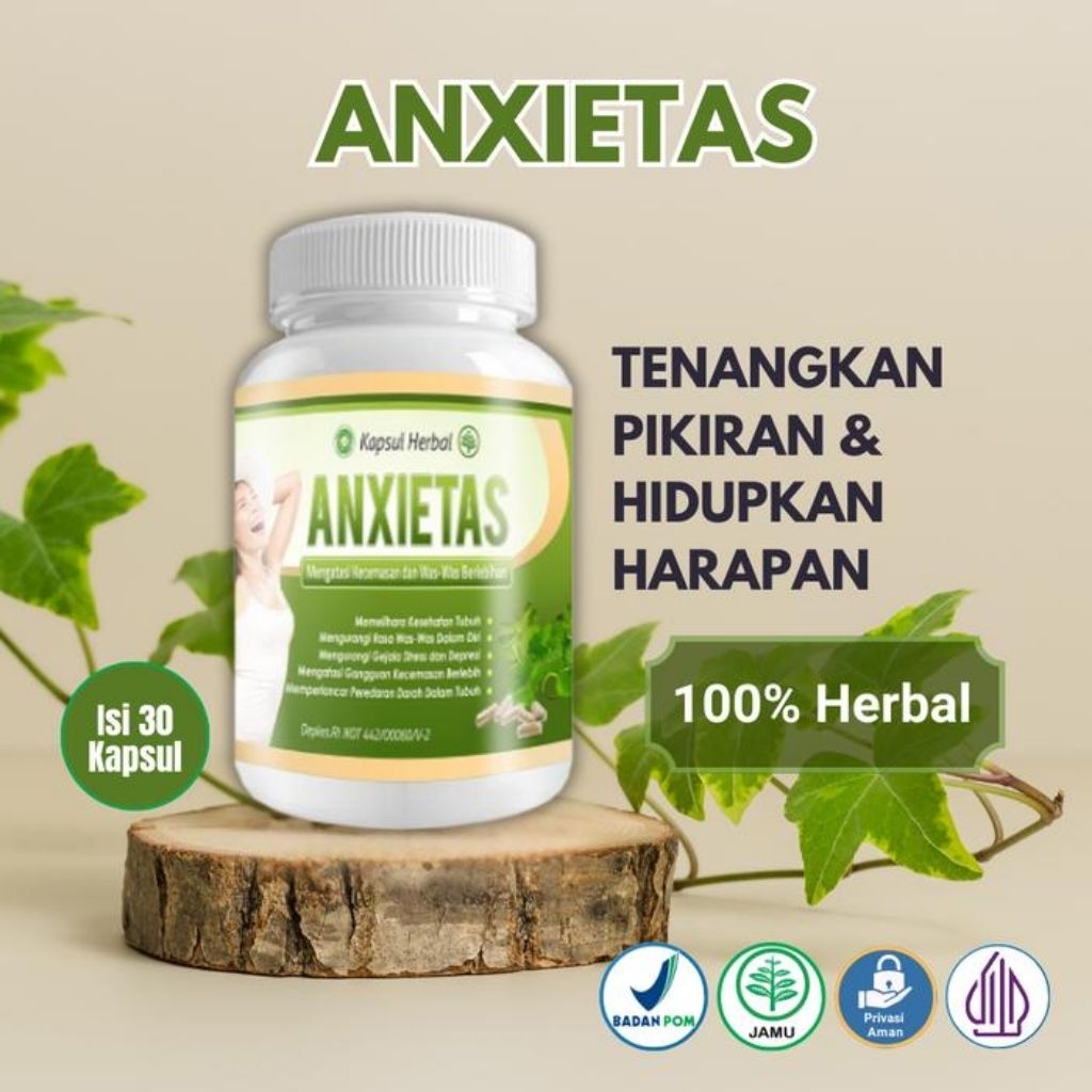 Jual ANXIETAS - Obat Anxiety Anti Stress & Depresi Asli Original Kapsul ...