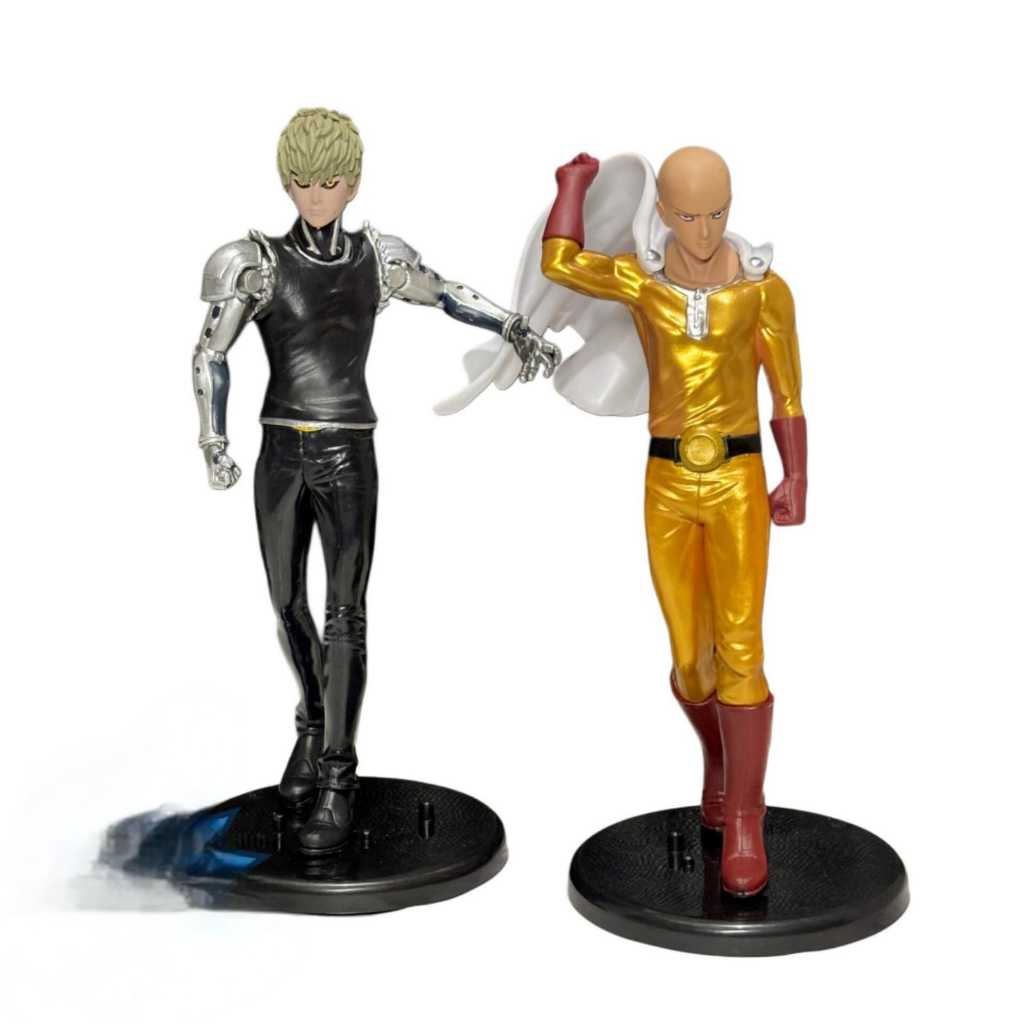 Jual One Punch Man Saitama & Genos 19-20cm – Action Figure Duo | Shopee ...