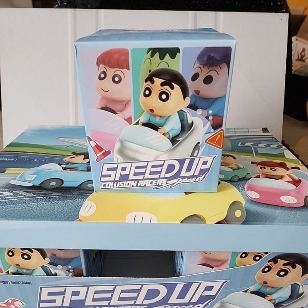 Jual Crayon Shinchan Speed Up Collision Racers Speed Blind Box | Shopee ...