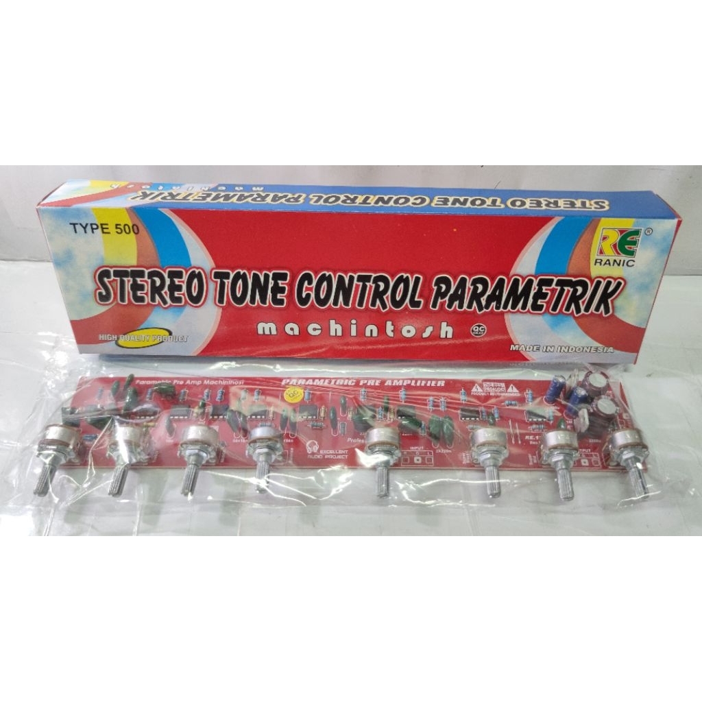 Jual RANIC KIT TONE CONTROL STEREO PARAMETIK MACHINTOS TYPE (500 ...