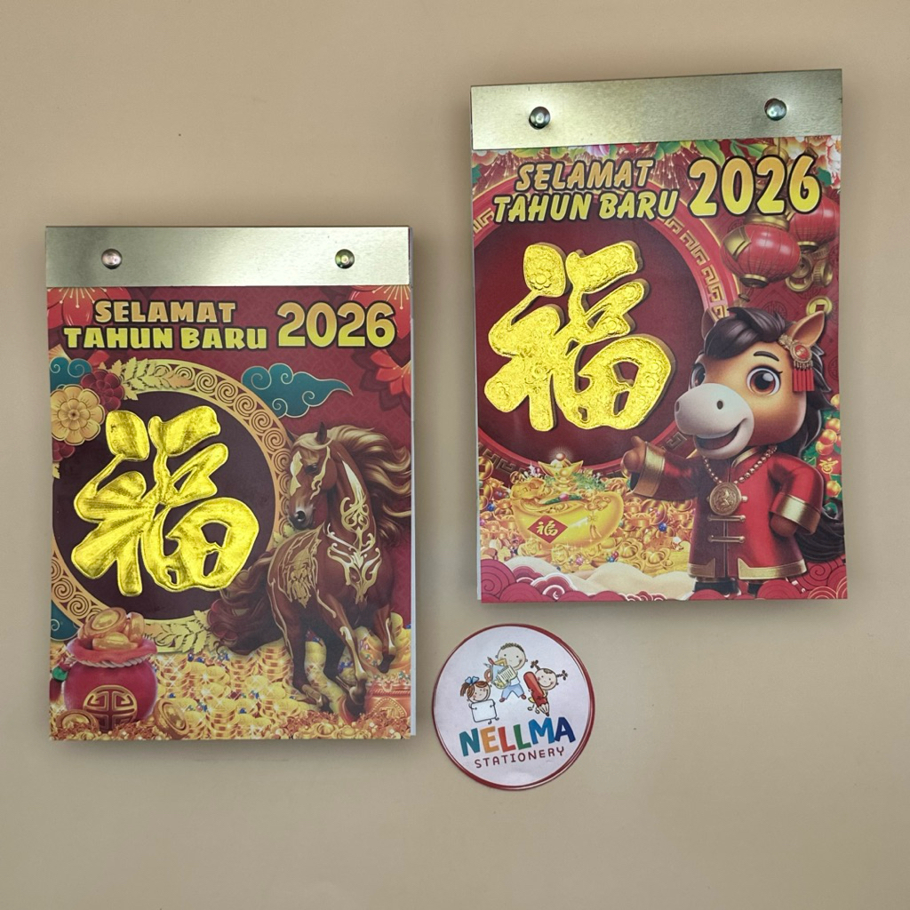 Jual Kalender Harian Sedang Tahun 2026 Kalender Dinding model di sobek ...