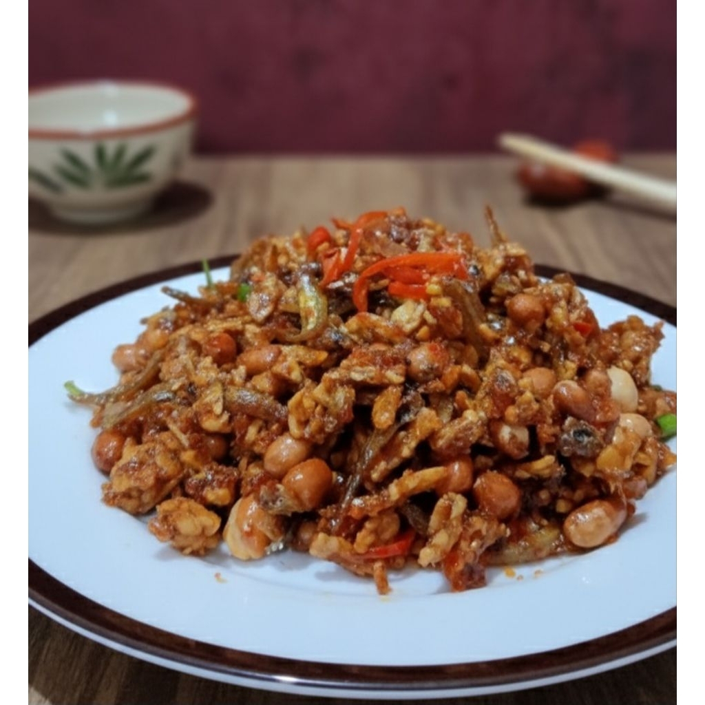 Jual Kering Tempe Kacang Teri 100 - 500 gram | Shopee Indonesia