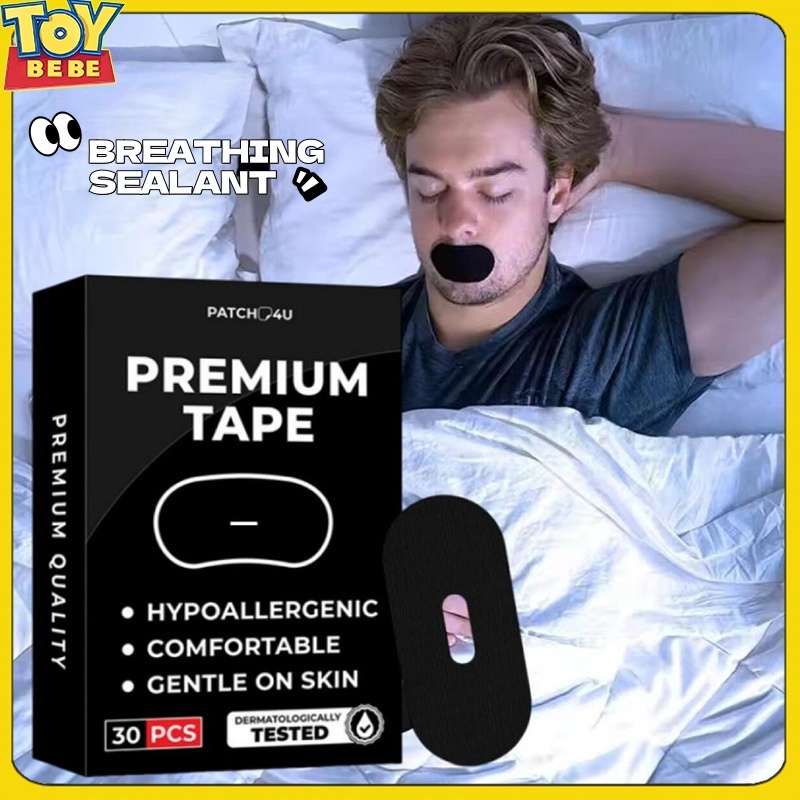 Jual TOYBEBE Plester Mulut Tidur/Mouth Tape 30pcs Sleep Mouth Strips ...