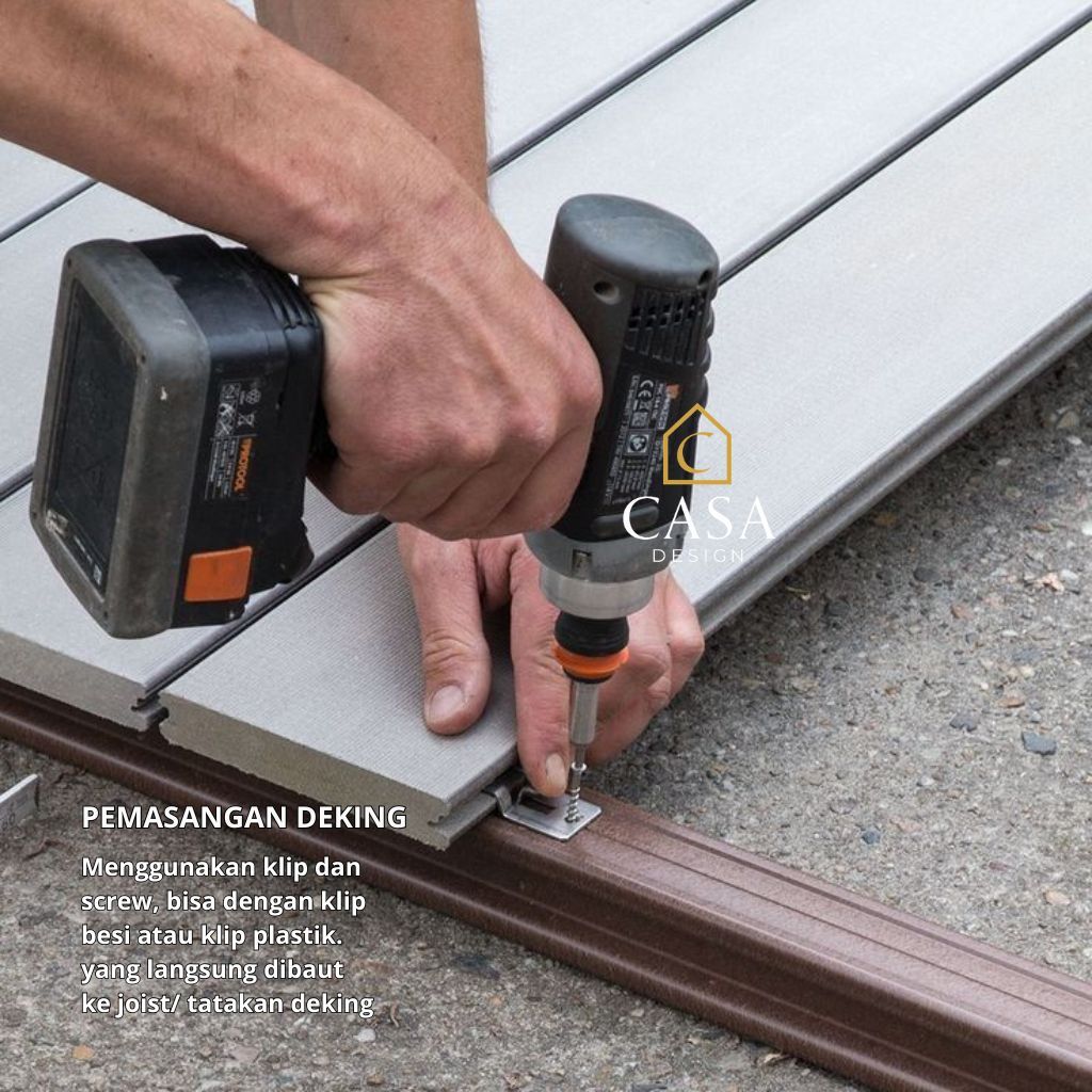 Jual Clip deking besi Aksesories Lengkap Baut Decking Outdoor Indoor ...