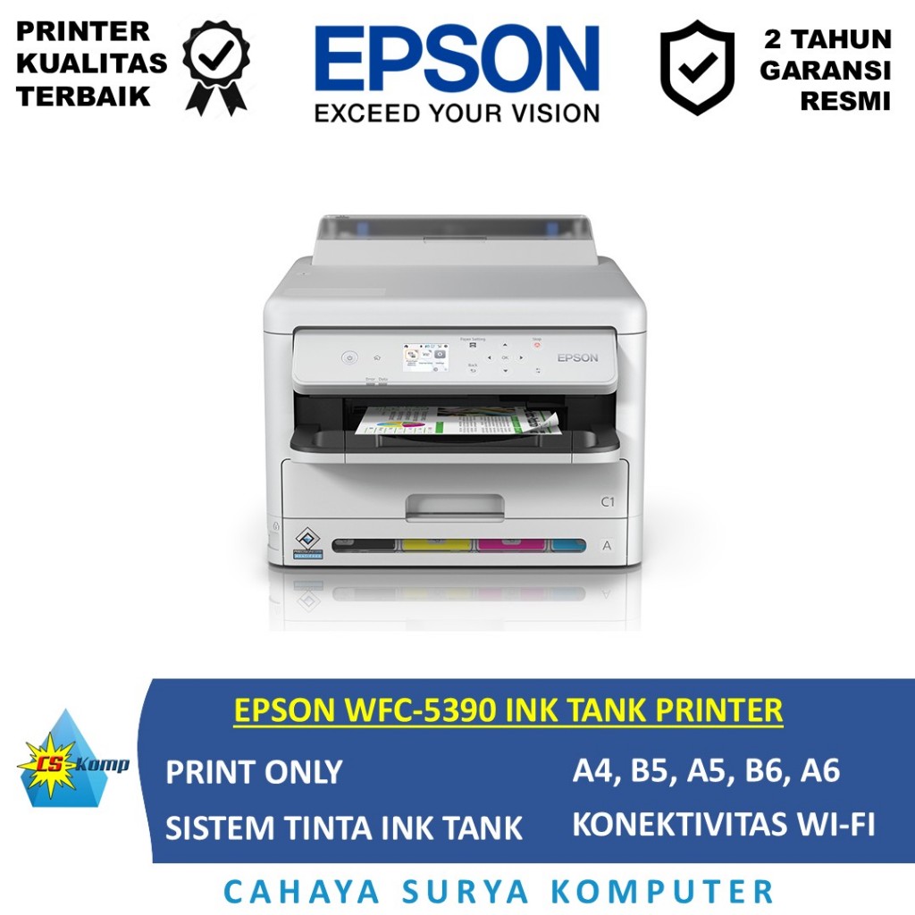 Jual Printer Epson WFC-5390 WorkForce Single Function Duplex Wireless ...