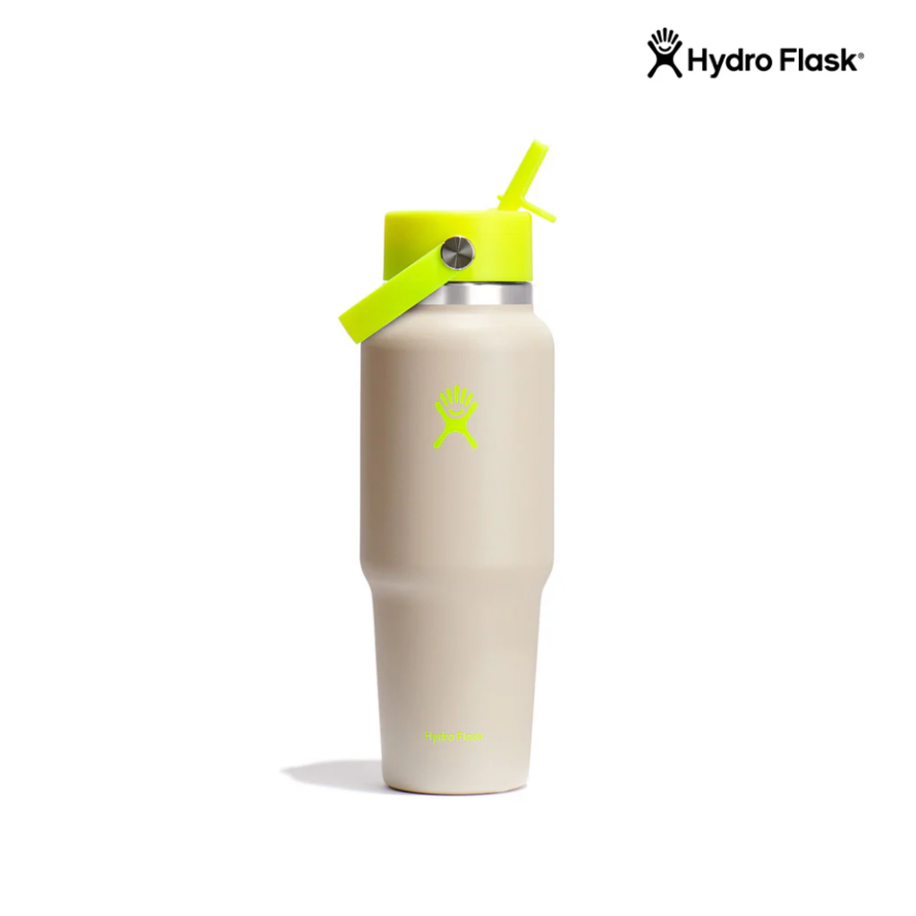 Jual Hydro Flask Wide Mouth Flex Straw Cap Travel Bottle 32 oz - Botol ...