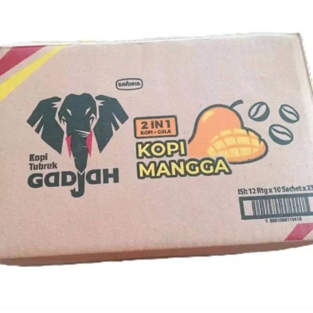 Jual kopi gajah mangga 23g (12rcg/karton) | Shopee Indonesia