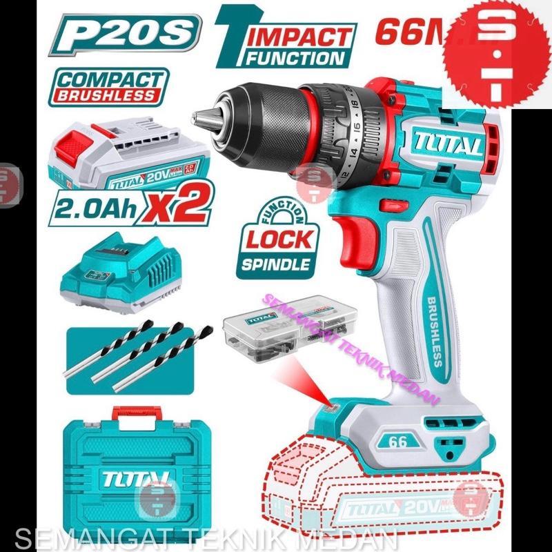 Jual TIDLI20668 CORDLESS COMPACT DRILL BOR IMPACT BATERAI BETON ...